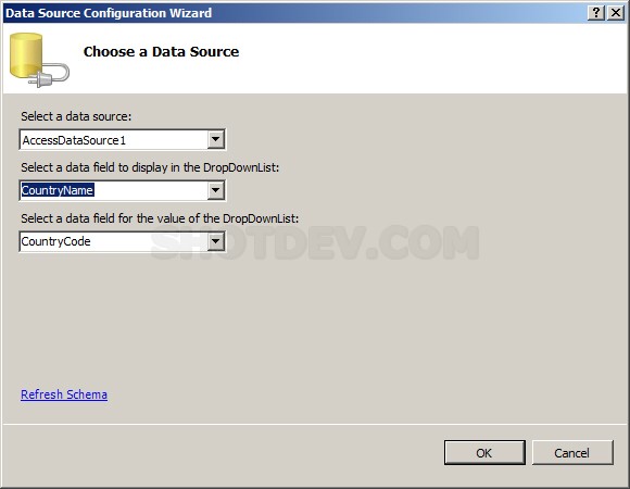 Aspnet And Accessdatasource And Dropdownlist Shotdevcom